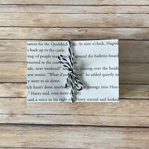 Book Page Party Favor Boxes | Set of 12 | Repurposed Books - Etsy