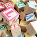 Alphabet Building Blocks ABC Blocks Wooden Blocks Choose Letters ONE ...