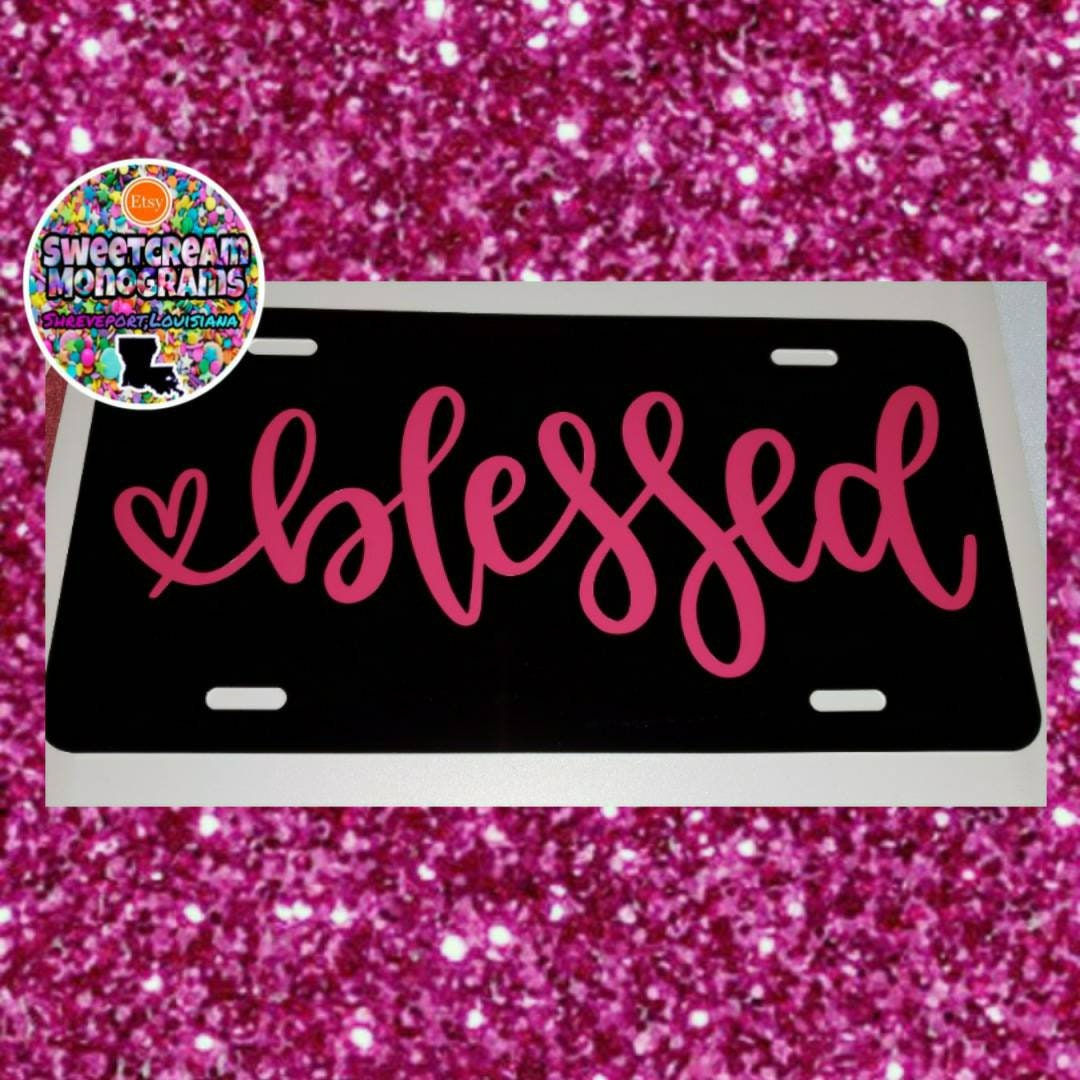 Blessed Car License Plate|blessed This Mess|blessed License Plate|new ...