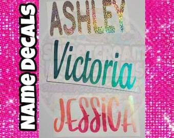 Name Car Stickers - Etsy