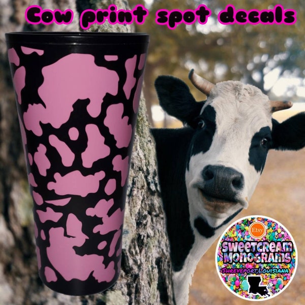 Cow Spot Decals for Car - Etsy