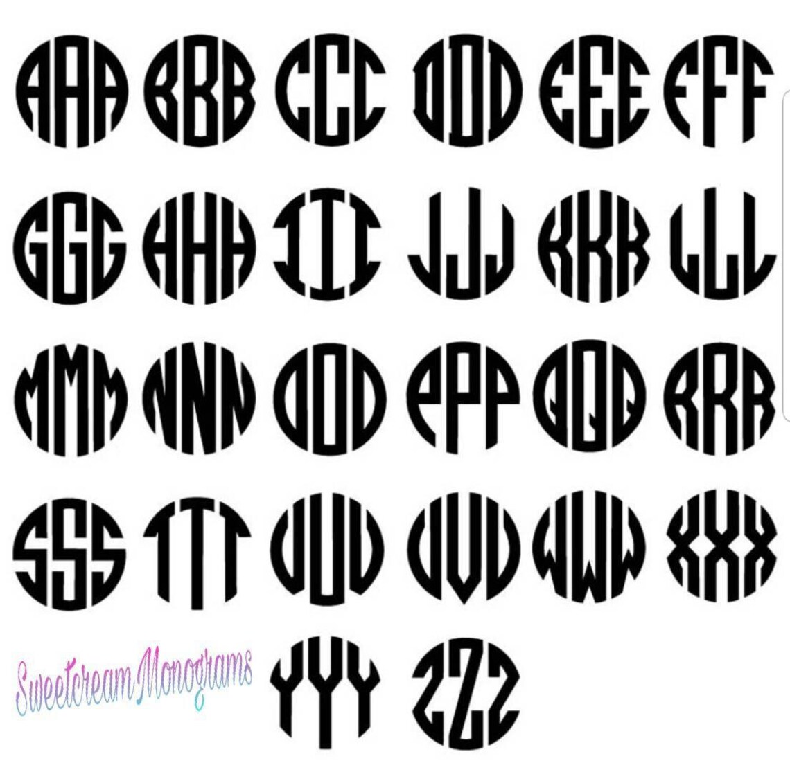 Cow Hide Monogram Car Decalcow Print Monogramcow Hide | Etsy