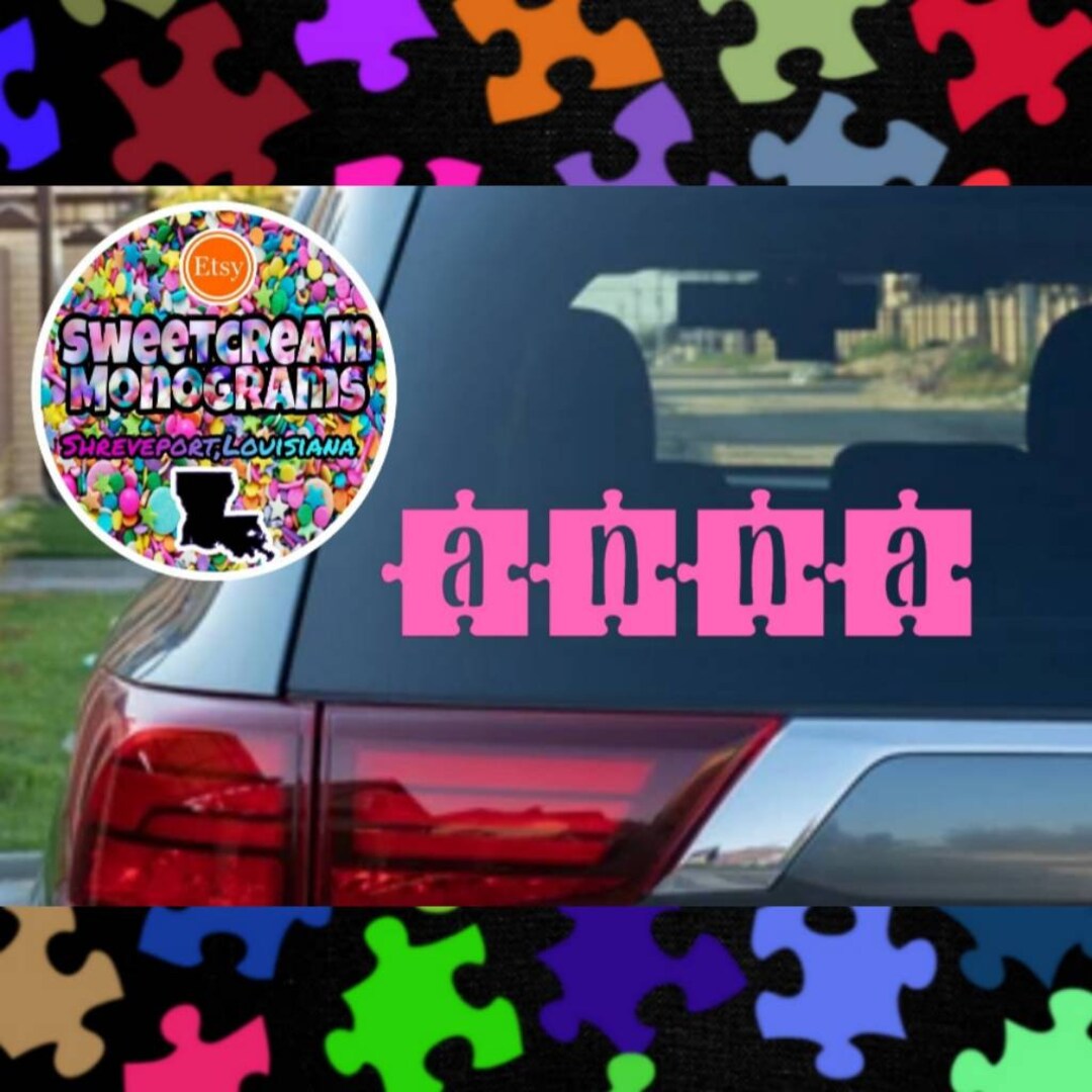 Autism Awareness Car Stickers|autism Awareness Vinyl Decals|puzzle ...