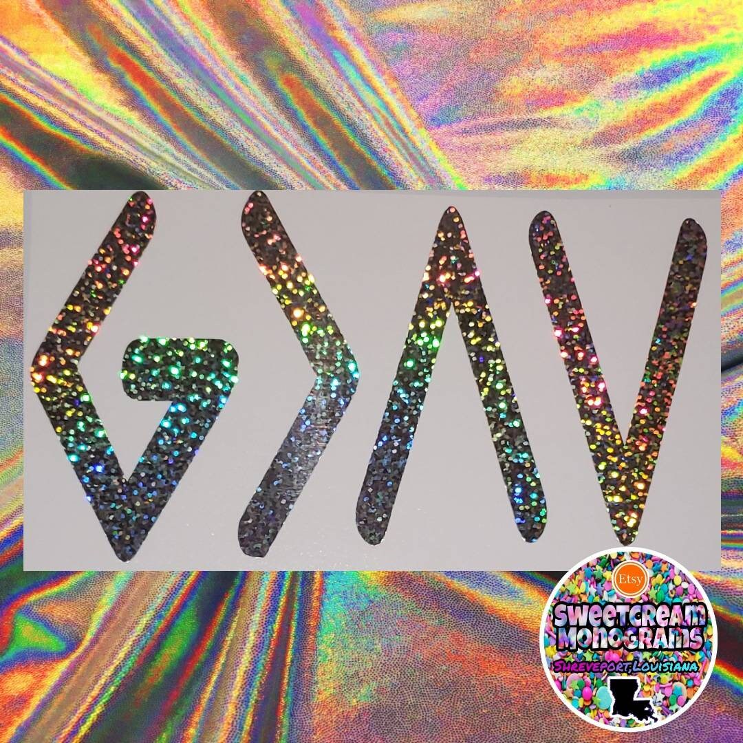 God is Greater Holographic Vinyl Decal: Inspirational Car Sticker - Etsy