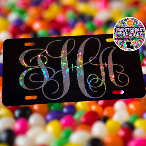 Monogrammed Plate - Etsy