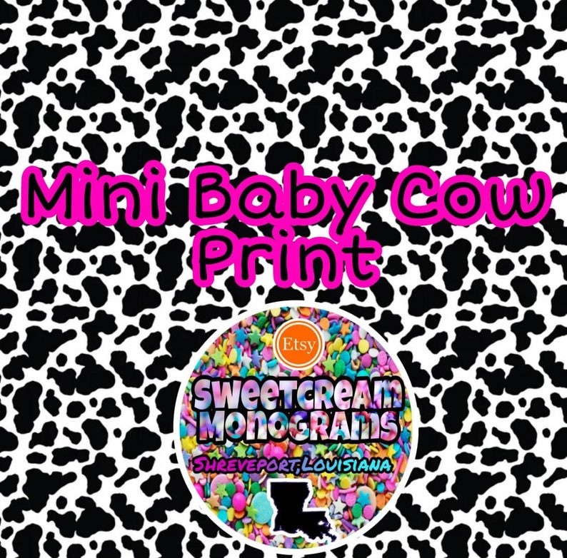 Cow Print Monogram Car Decallivestock Car Stickeranimal - Etsy