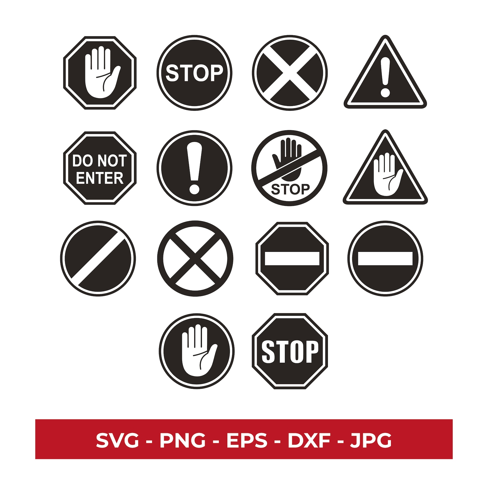 Traffic Signs Svg Bundle, Traffic Signs, Traffic, Road Sign SVG PNG ...