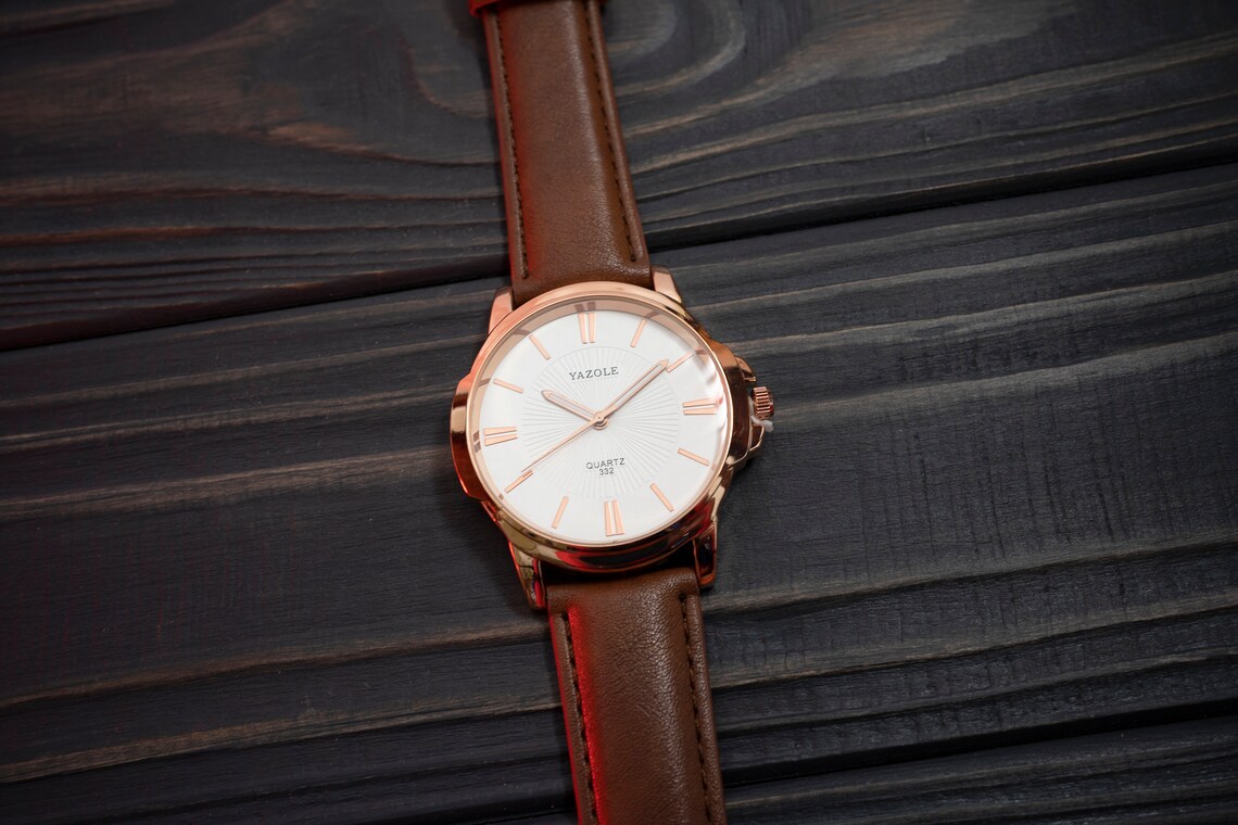 Personalized Minimalist Watch, Engraved Classic Watch, Engraved Watch ...