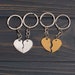 Heart Keychain for Couples Custom Couples Keychain Broken - Etsy