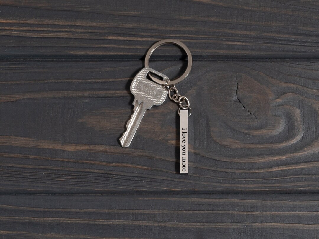 Vertical Bar, Custom Bar Keychain, Custom Bar Key Chain, 4 Sided Bar ...