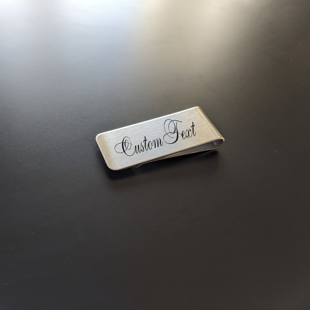 Engraved Money Clip, Custom Money Clip, Mens Money Clip, Steel Money ...