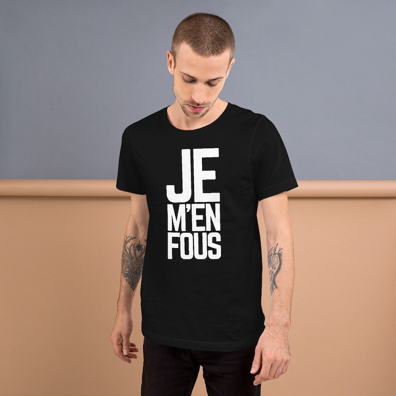 Je Men Fous Shirt Je M'en Fous French Shirt Women & - Etsy
