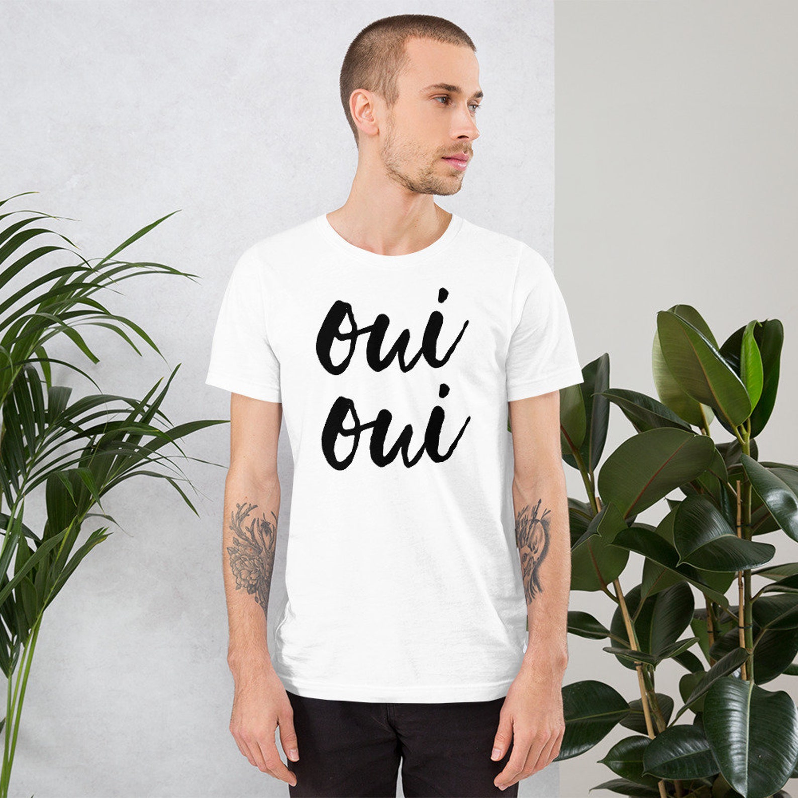 Oui T Shirt Oui Tshirt French Shirt Women & Men French - Etsy