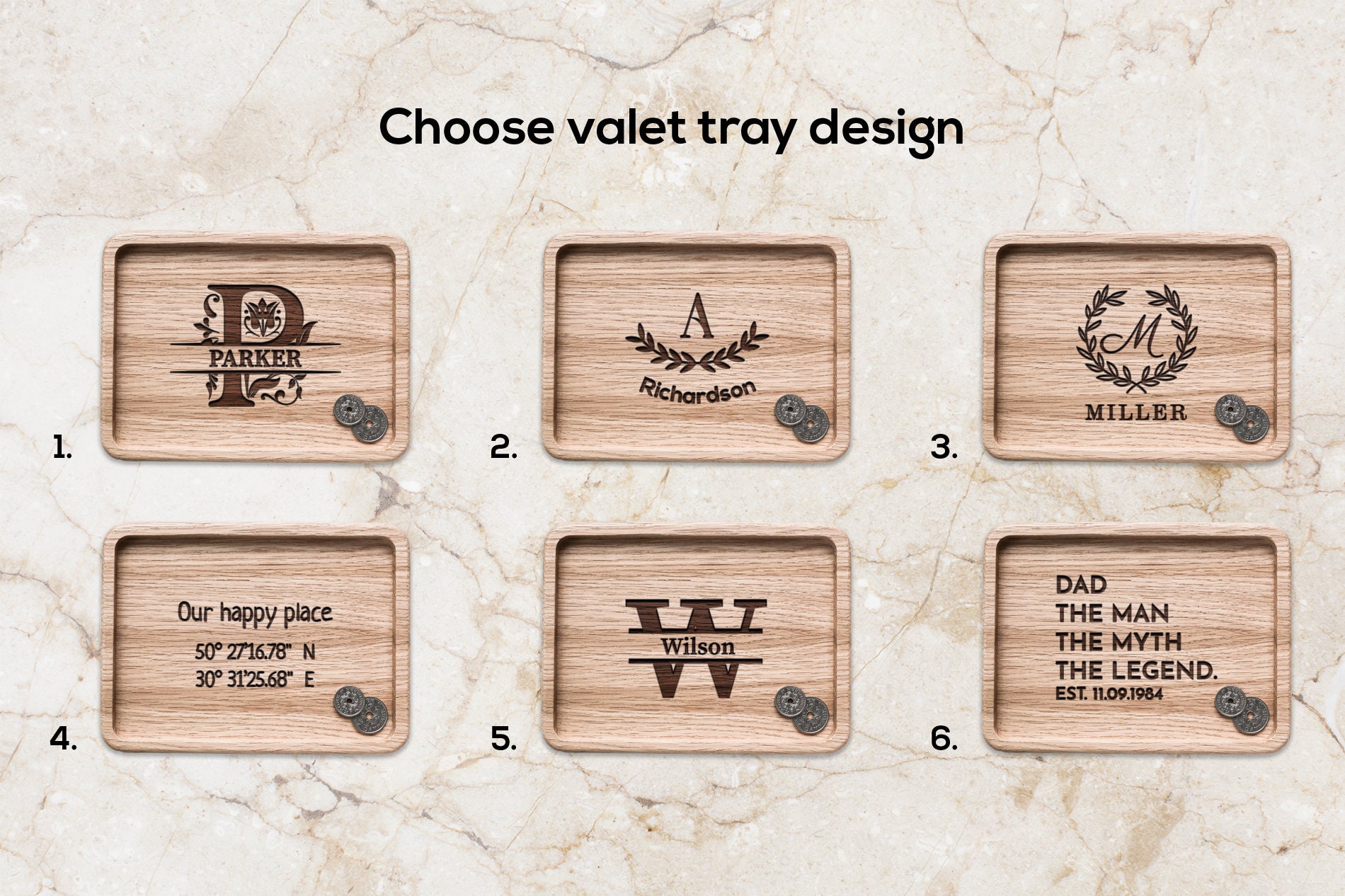 Custom Valet Tray Catch All Tray Personalized Valet Tray - Etsy