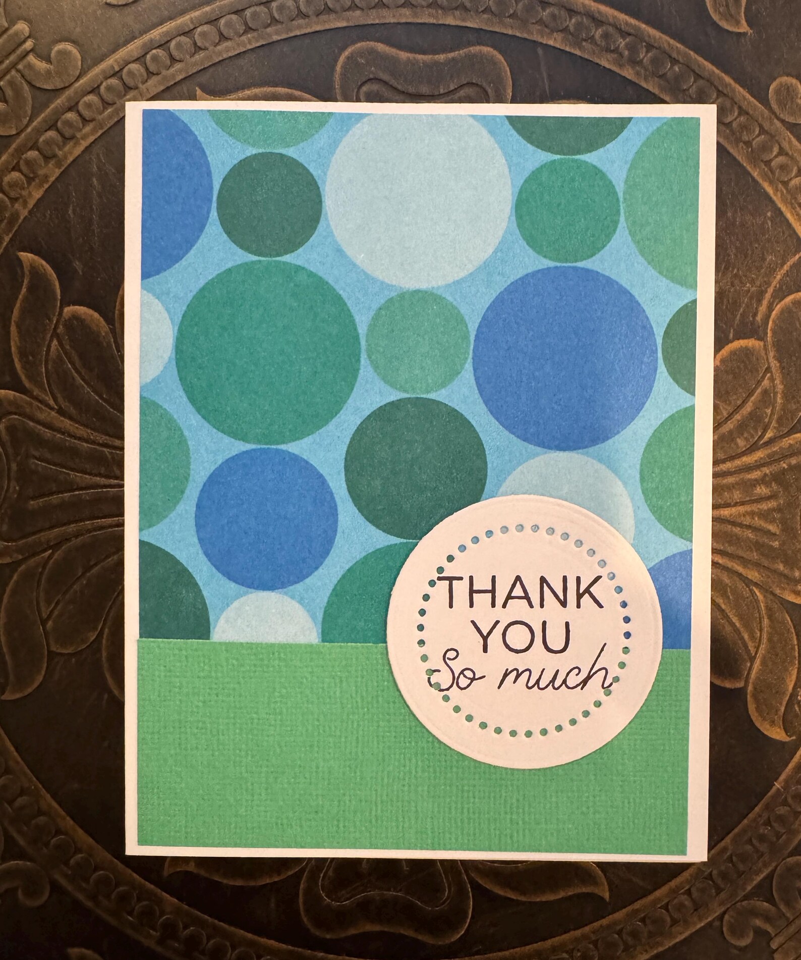 Handmade Thank You Cards. Set of 5 Blank Cards. Colorful Set of ...
