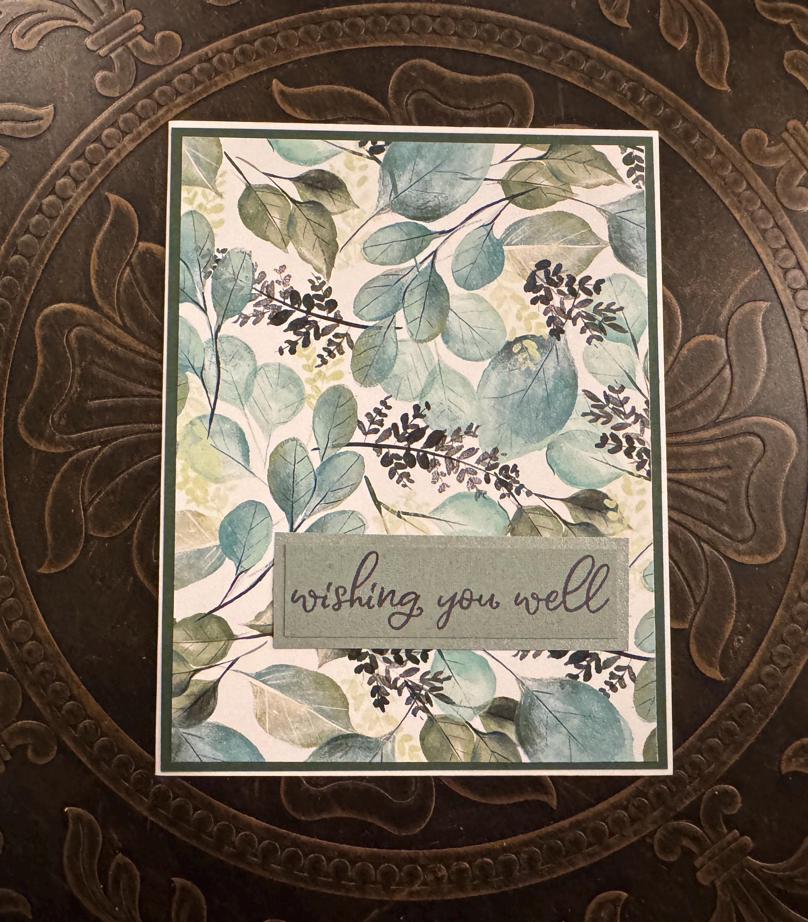 Handmade Wishing You Well Cards. Set of 4 Blank Cards. Colorful Set of ...