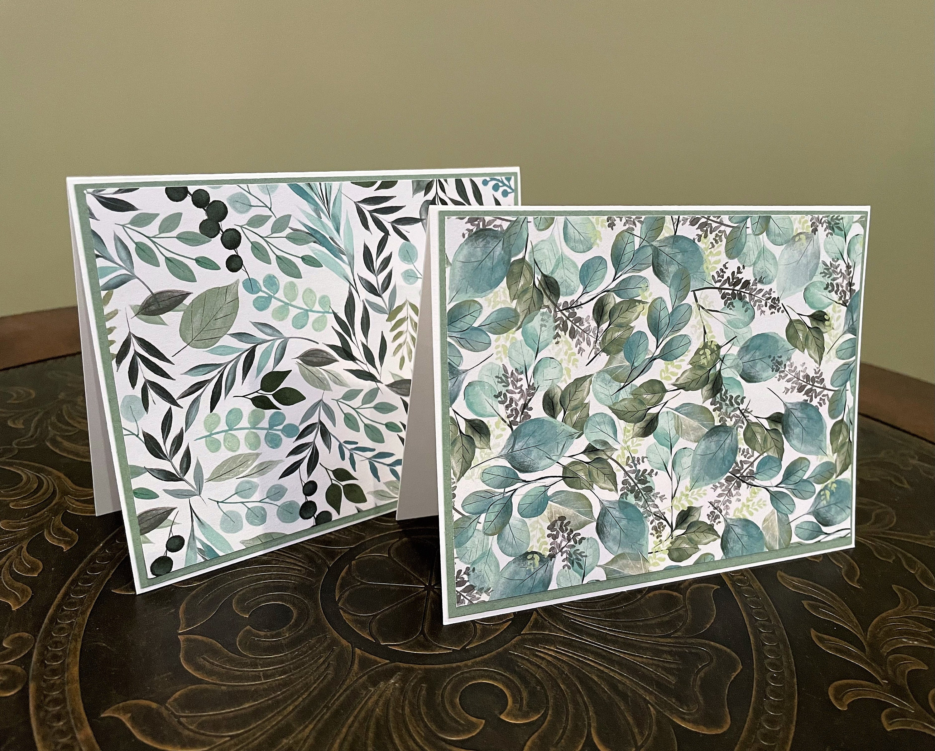 Beautiful Set of Handmade Floral Note Cards. Set of 8 Colorful - Etsy