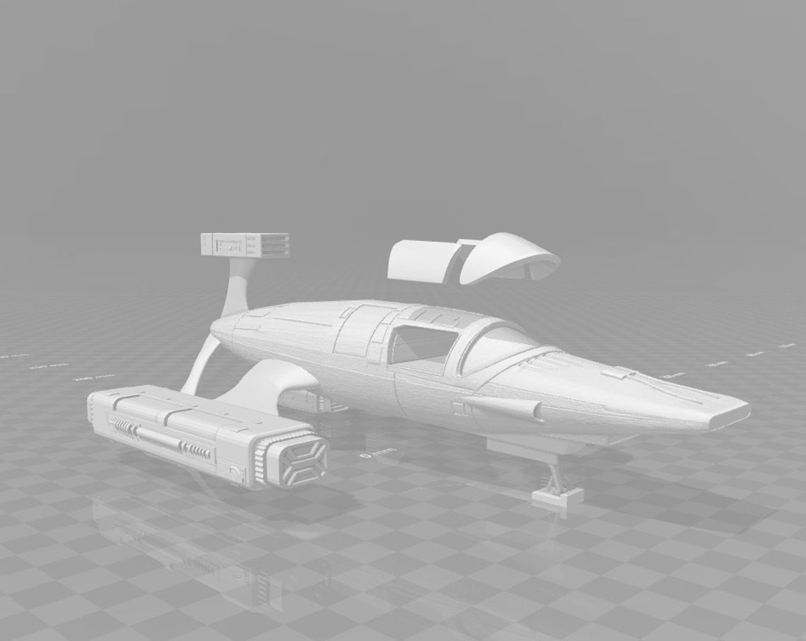 BTA Fighter 3d Printed Model Kit Inspired by the 1980s Film | Etsy ...