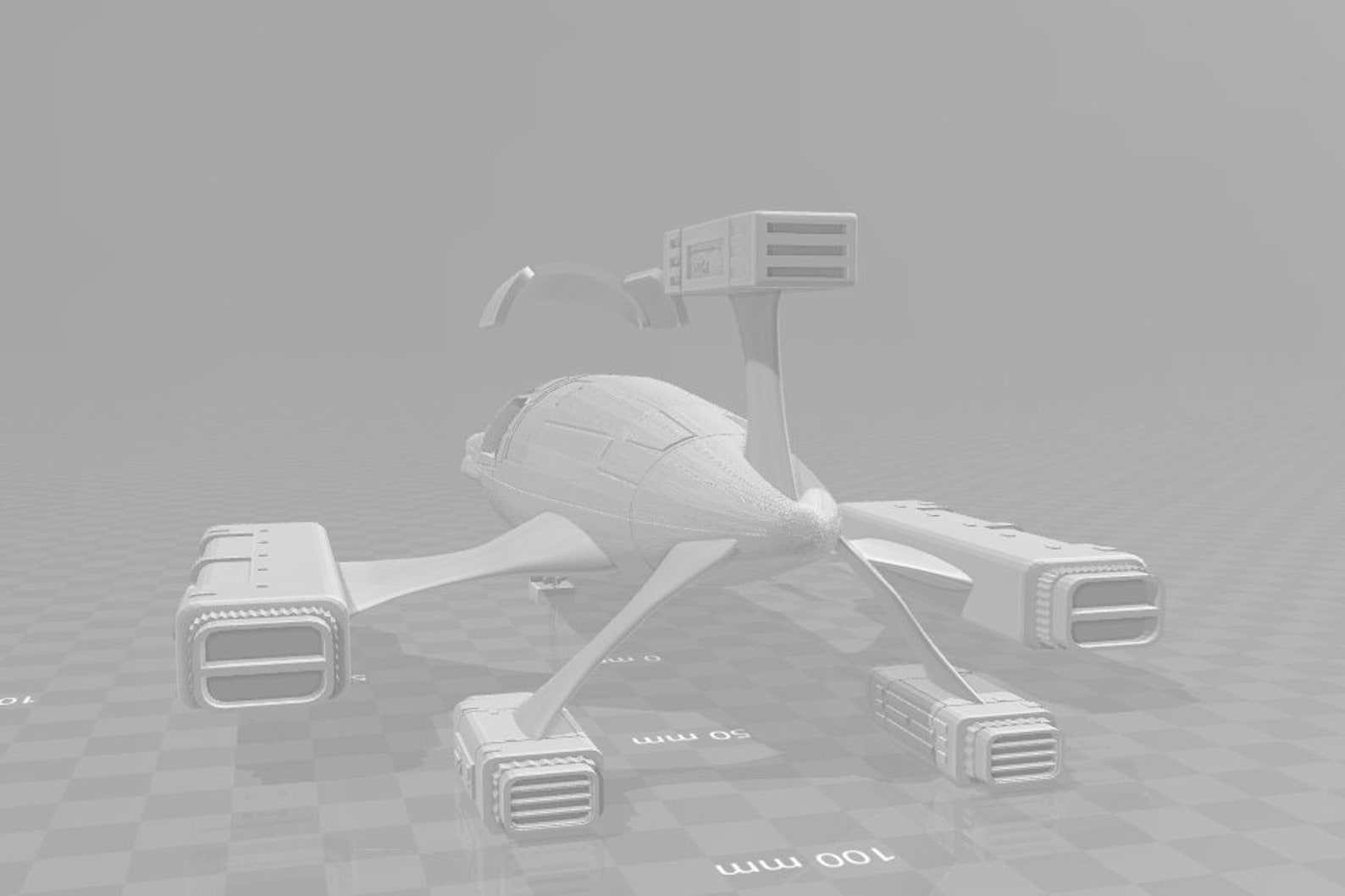 BTA Fighter 3d Printed Model Kit Inspired by the 1980s Film | Etsy ...