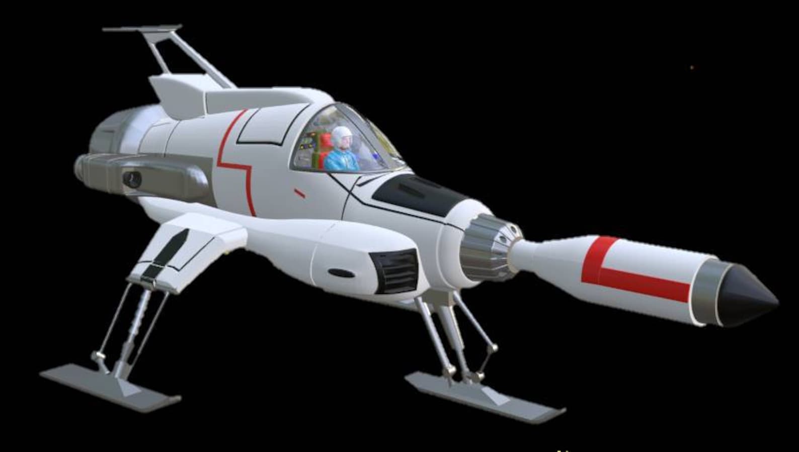 SHADO Interceptor 3D Printed Model Kit 1970's UFO TV | Etsy