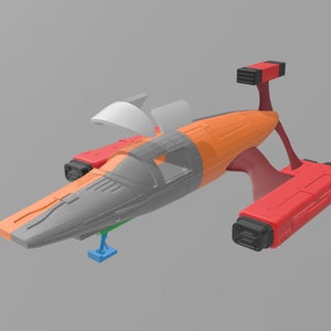 BTA Fighter 3d Printed Model Kit Inspired by the 1980s Film | Etsy ...