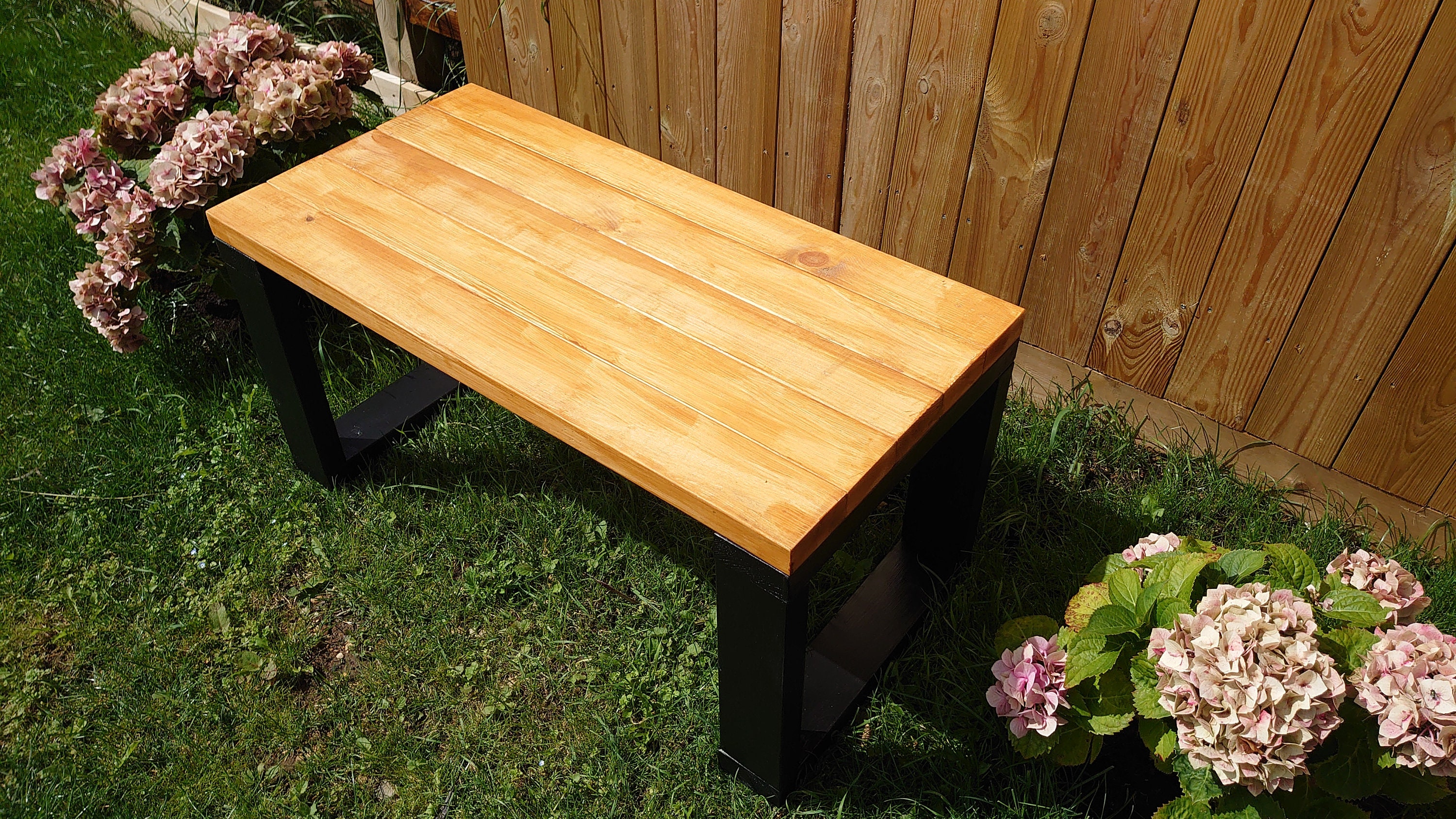 Wooden bench bench wood garden homereclaimed timber | Etsy