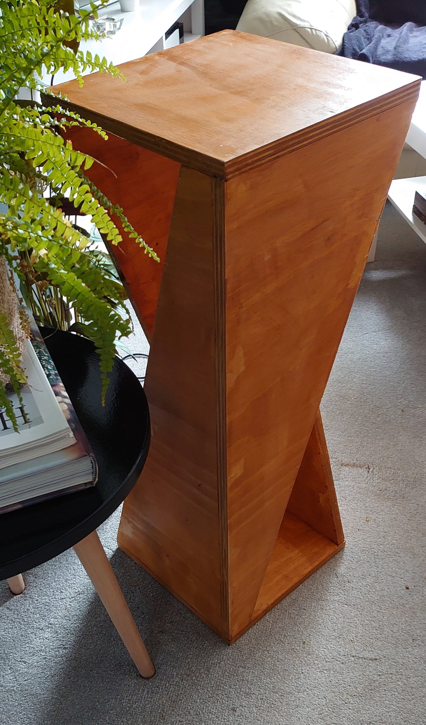 Plinth, Pedestal, Plant Stand, Stand, Plywood, Wood - Etsy UK