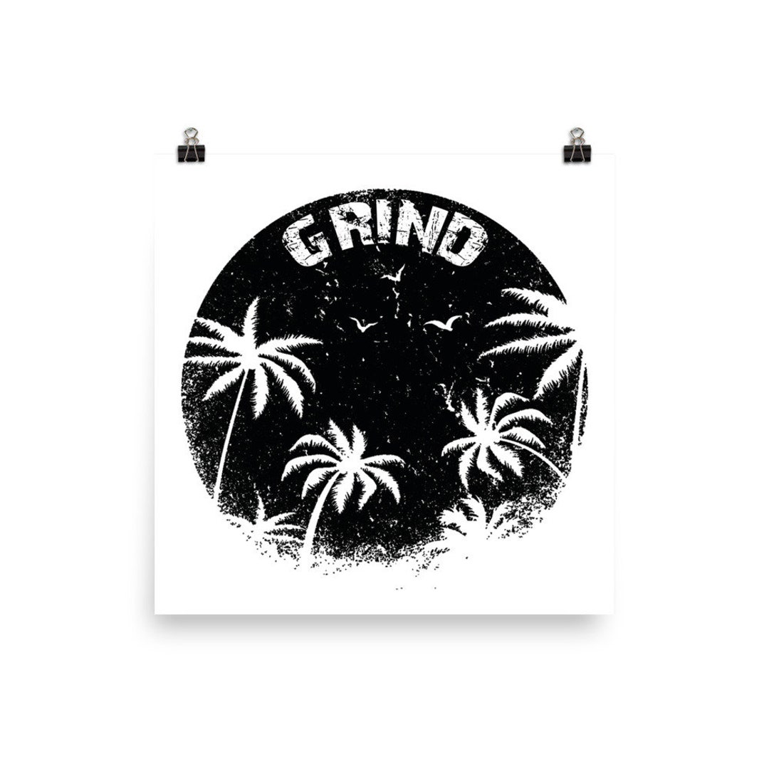 Grind Motivational Poster Hustle and Grind, Inspirational Poster ...