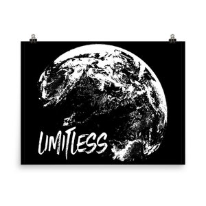 Limitless World Matte Poster Travel Poster Travel Gift - Etsy