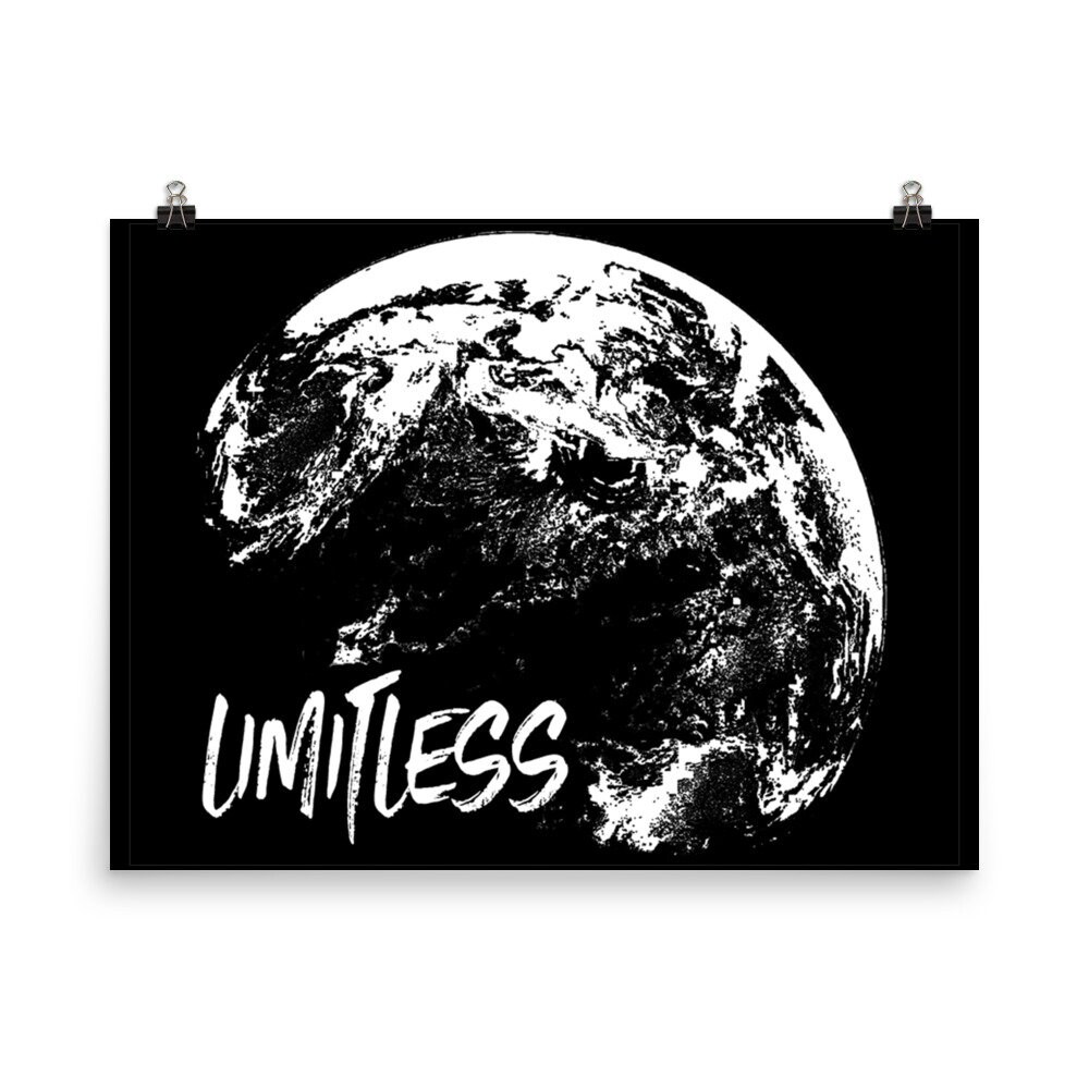 Limitless World Matte Poster Travel Poster, Travel Gift, World Poster ...