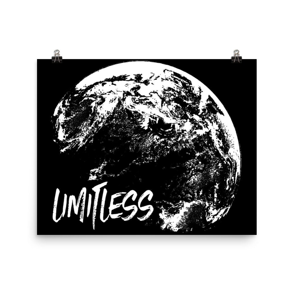 Limitless World Matte Poster Travel Poster, Travel Gift, World Poster ...