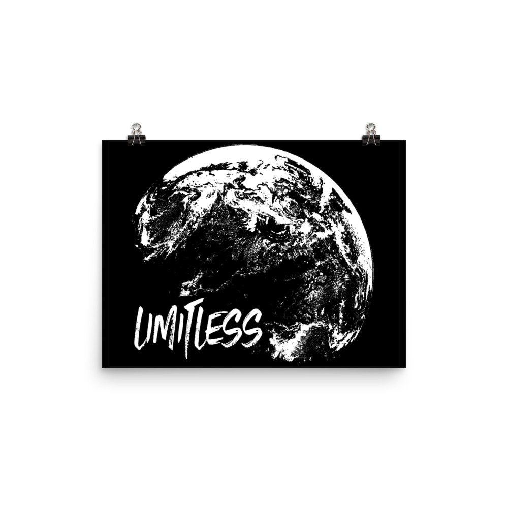 Limitless World Matte Poster Travel Poster, Travel Gift, World Poster ...