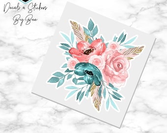 Flower decals | Etsy