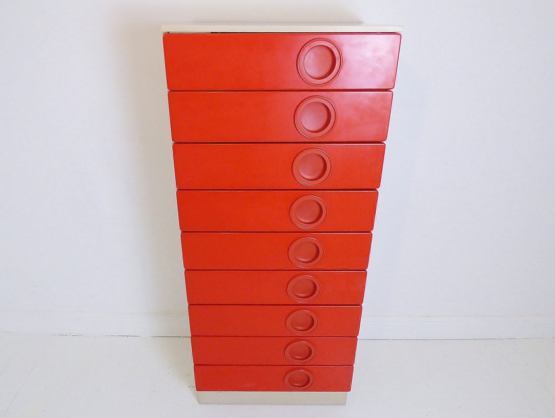 Vintage Space Age Vanity Chest of Drawers - Etsy