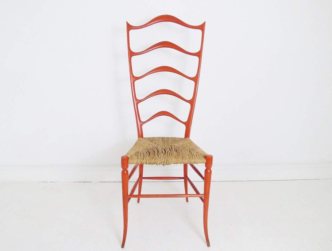 Vintage Rare Italian Ferrante Chair by Gio Ponti for A.bulleri & Co ...