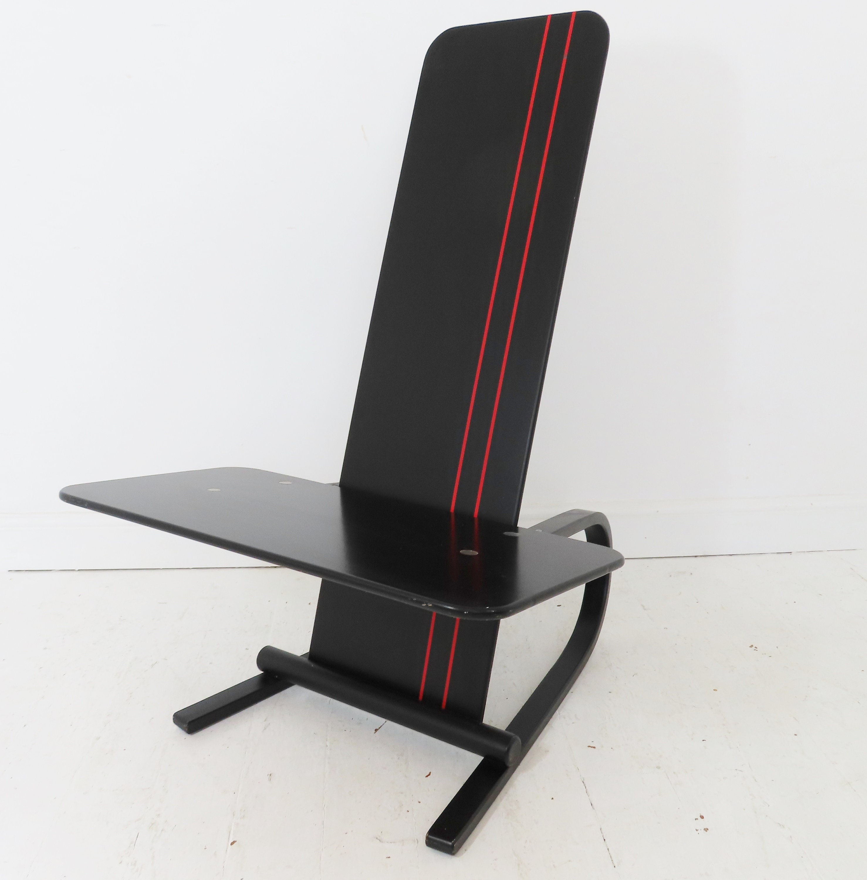 Vintage Danish Postmodern 1980's Bentwood Plywood Chair by Andreas ...