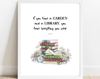 Library Wall Art - Etsy