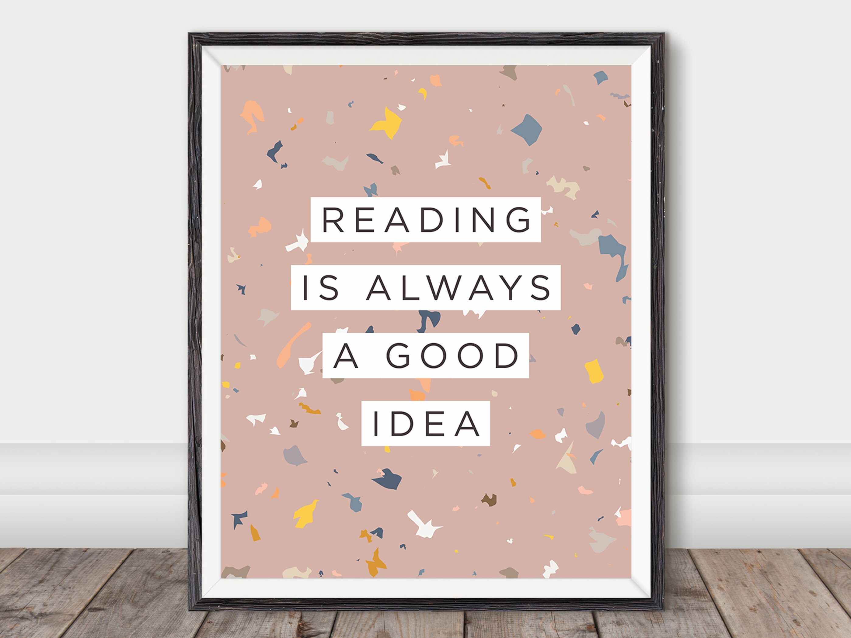 Bookish Poster Set of 6 Prints Reading Nook Decor Printable | Etsy