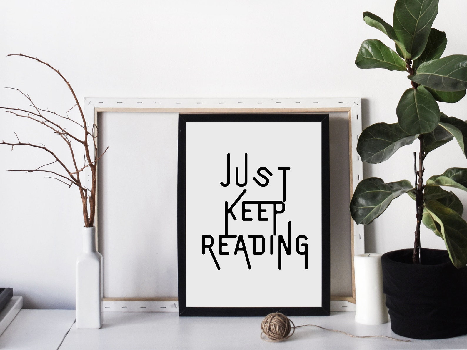 Reading Poster Printable Wall Art for Book Lovers Bookish | Etsy