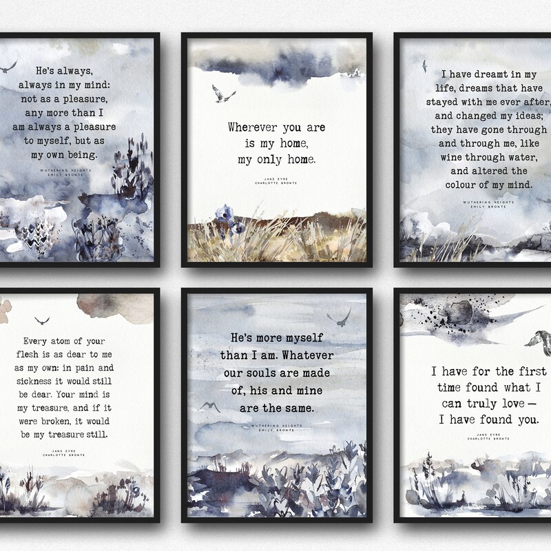 Literary Wall Art - Etsy