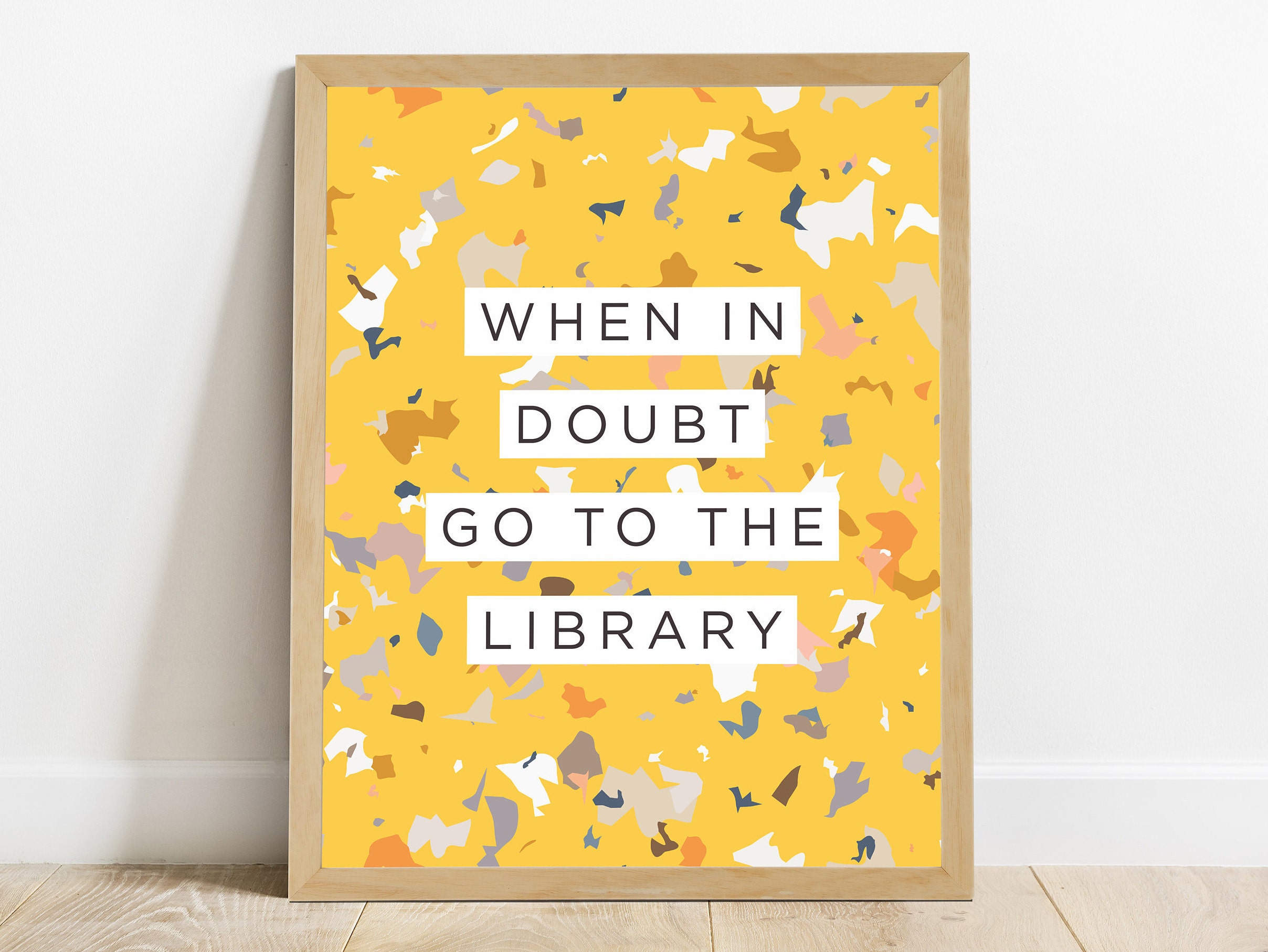 Bookish Poster Set of 6 Prints Reading Nook Decor Printable | Etsy