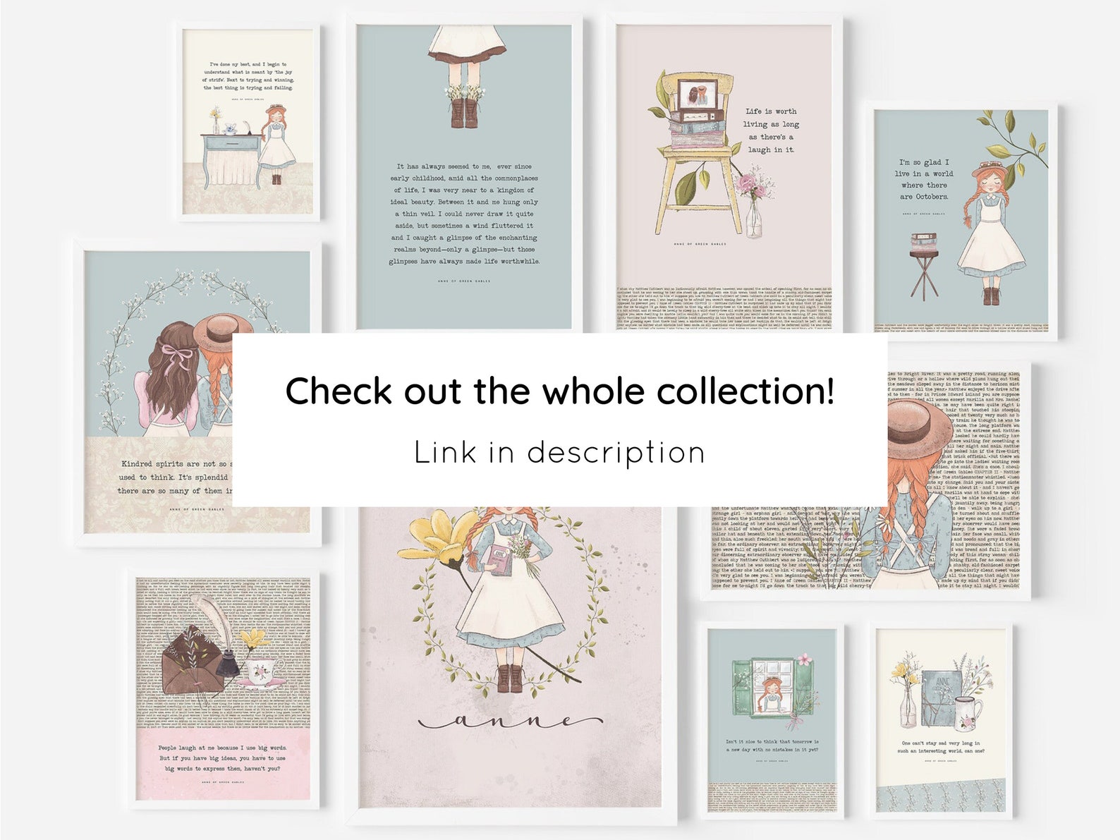 Anne of Green Gables Reading Nook Digital Art Print Literary | Etsy