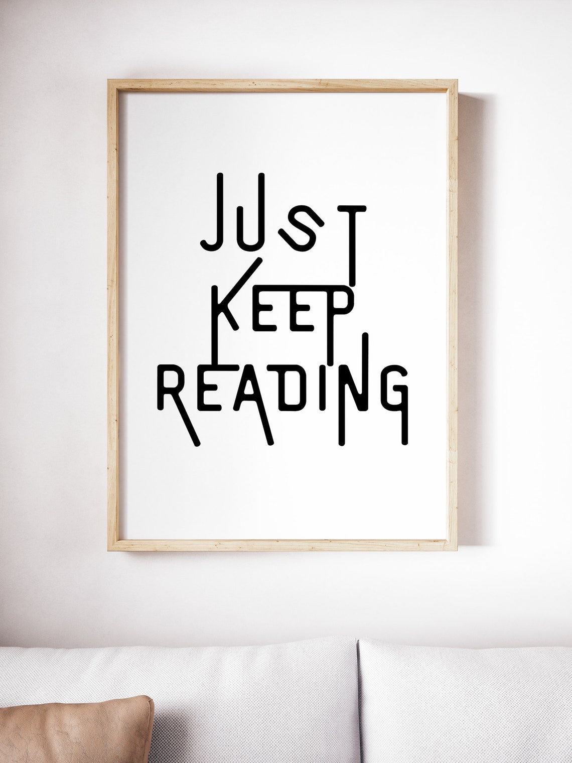 Reading Poster Printable Wall Art for Book Lovers Bookish | Etsy