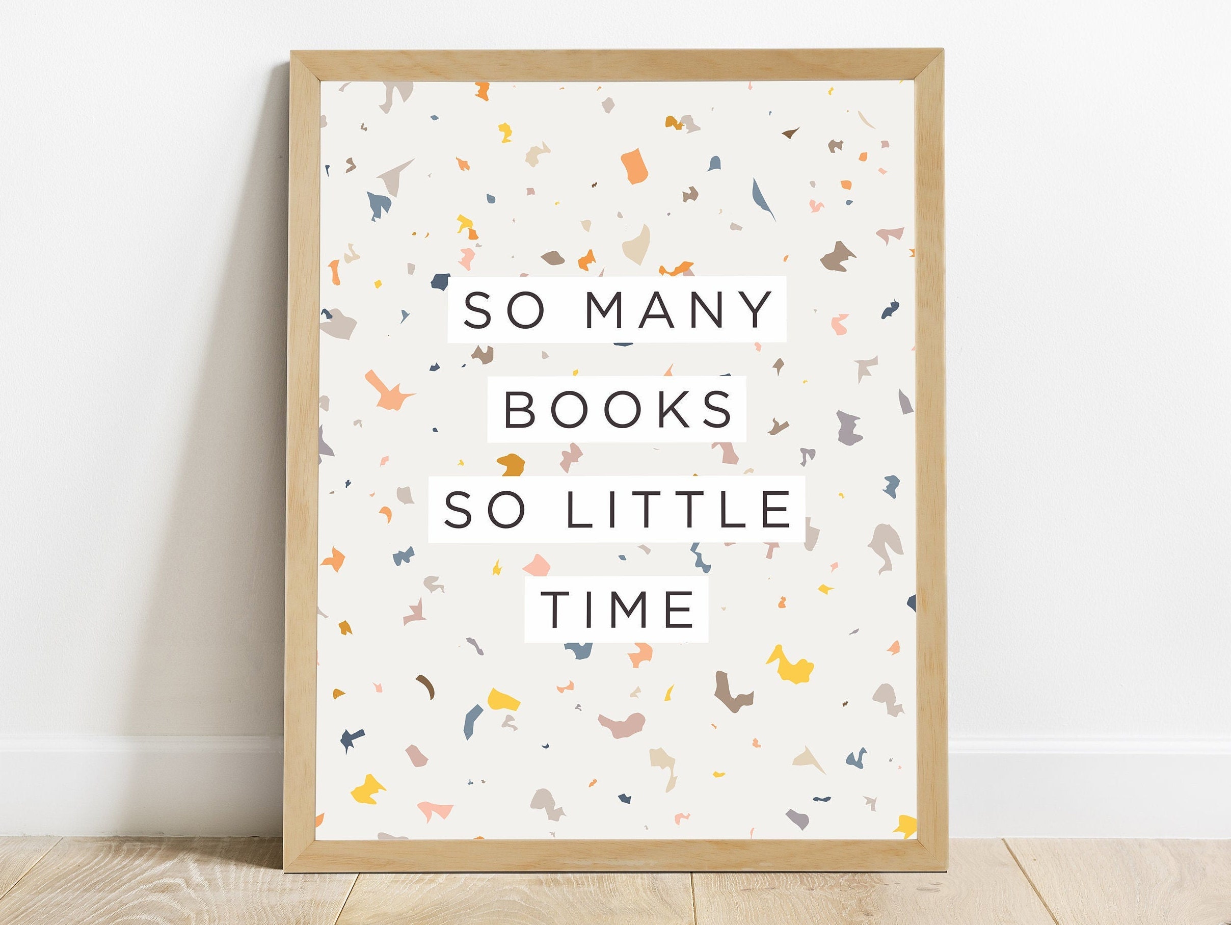 Bookish Poster Set of 6 Prints Reading Nook Decor Printable | Etsy