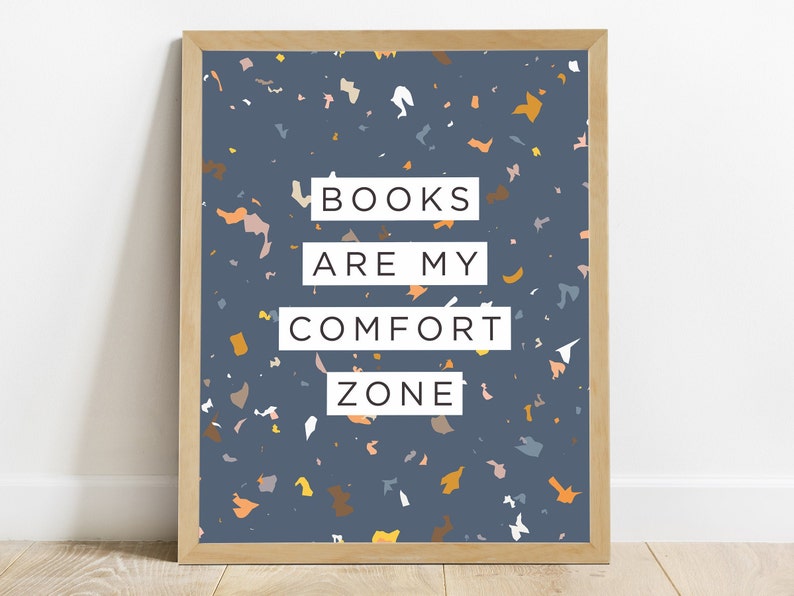 Bookish Poster Set of 6 Prints Reading Nook Decor Printable - Etsy