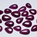 10 Pieces Natural Ruby Flat Back Undrilled Smooth Polished - Etsy
