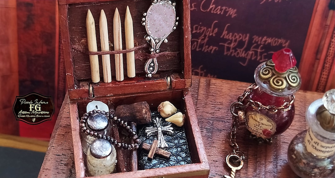 Vampire Hunter House, Horror Miniature Dolls House 12th Scale - Etsy