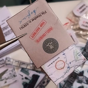 X Files, Autopsy of the Alien, Horror Dolls House 12th Scale - Etsy