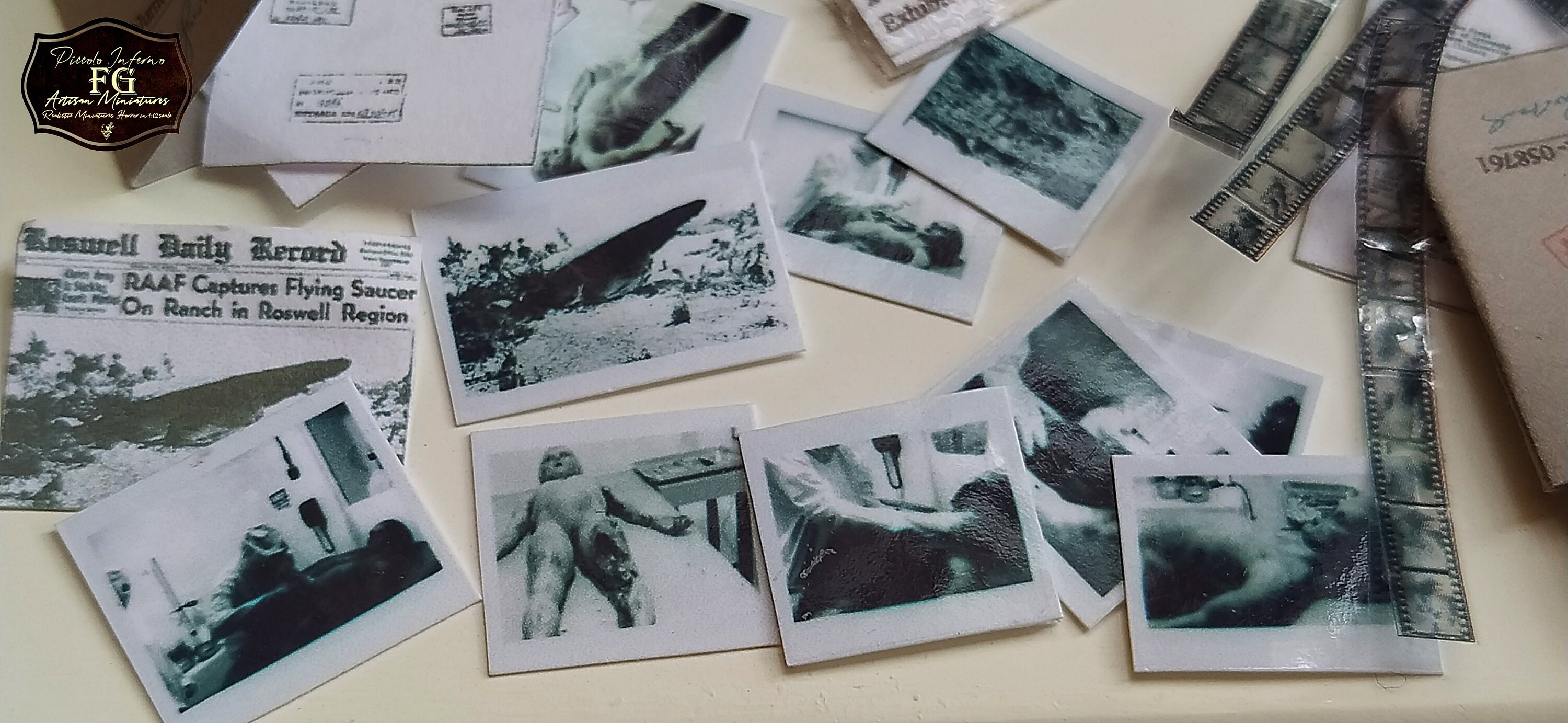 X Files, Autopsy of the Alien, Horror Dolls House 12th Scale - Etsy