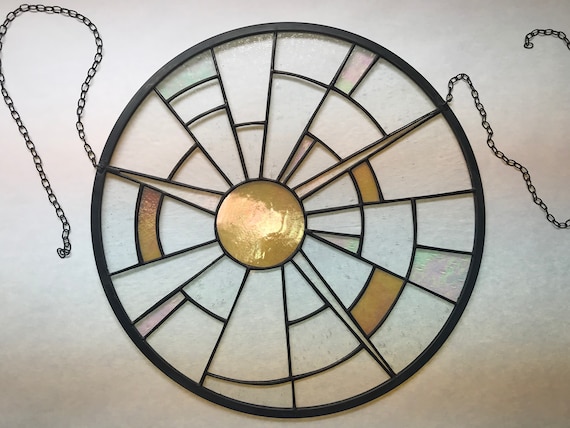 Art Deco/ Abstract Sun Panel | Etsy